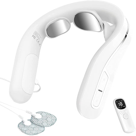 N1 Neck Massager with Heat, Cordless Neck Massager for Pain Relief Deep ...