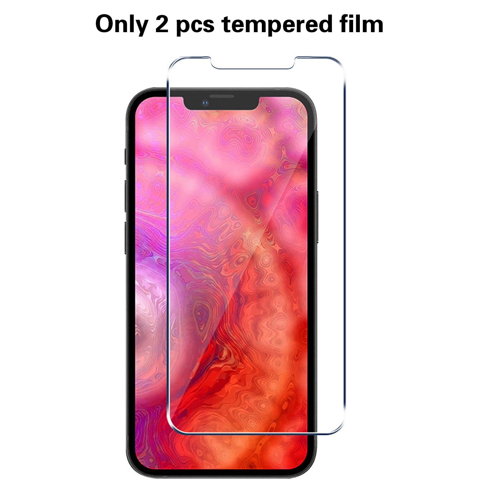 for iPhone 13 Pro Max Glass Film,2-Pack Tempered Glass Screen ...