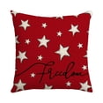 4th of July Party Favors Independence Day Pillow Covers Striped Print ...