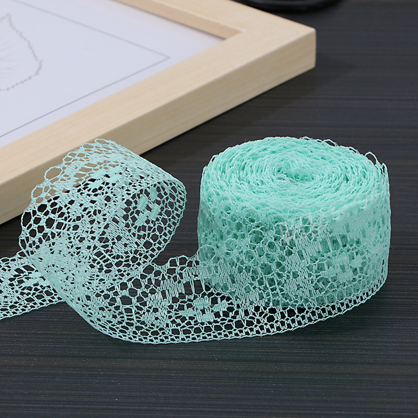 Bobasndm Lace Ribbon Lightweight 1 Roll Fine Texture Wide Application ...