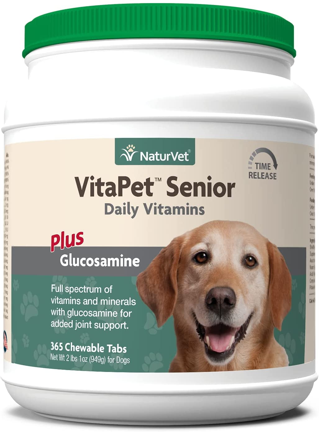 Suplemento VitaPet Senior Vitaminas Diarias Glucosamina para Perros ...