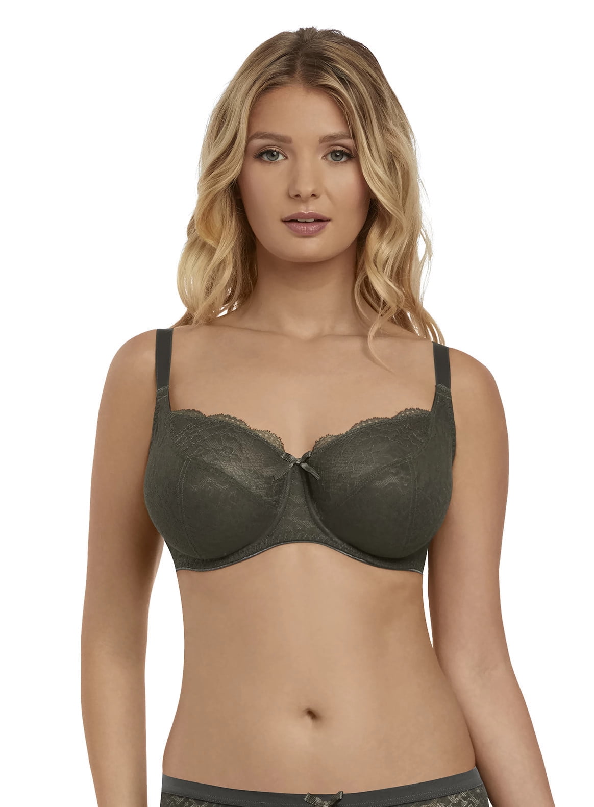 Freya Freya Womens Fancies Underwire Balcony K Cup Bra 30gg Olive