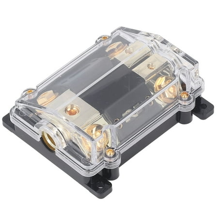 ANL Fuse Holder, Power Distribution Block Gold Plated 0GA In 4GA Out ...