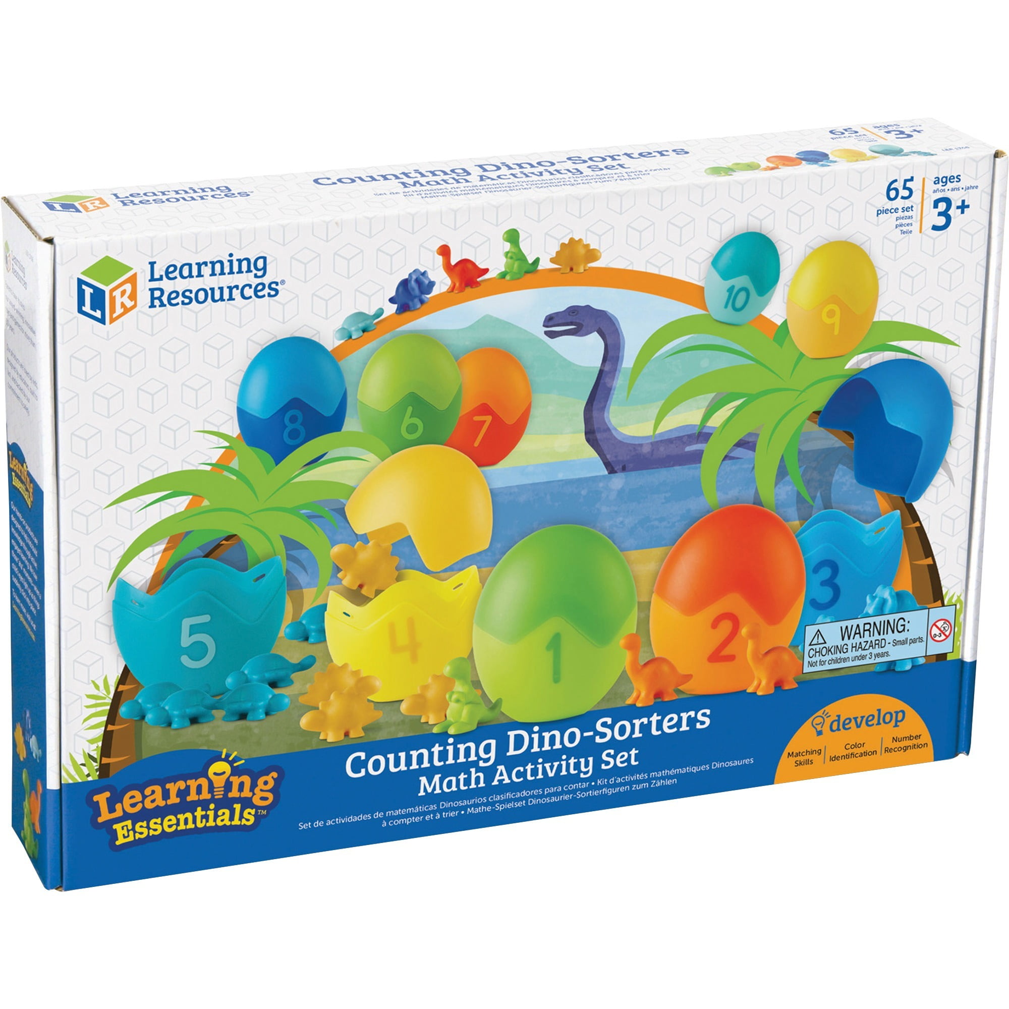 Learning Resources Counting Dino-Sorters Math Activity Set - Walmart ...