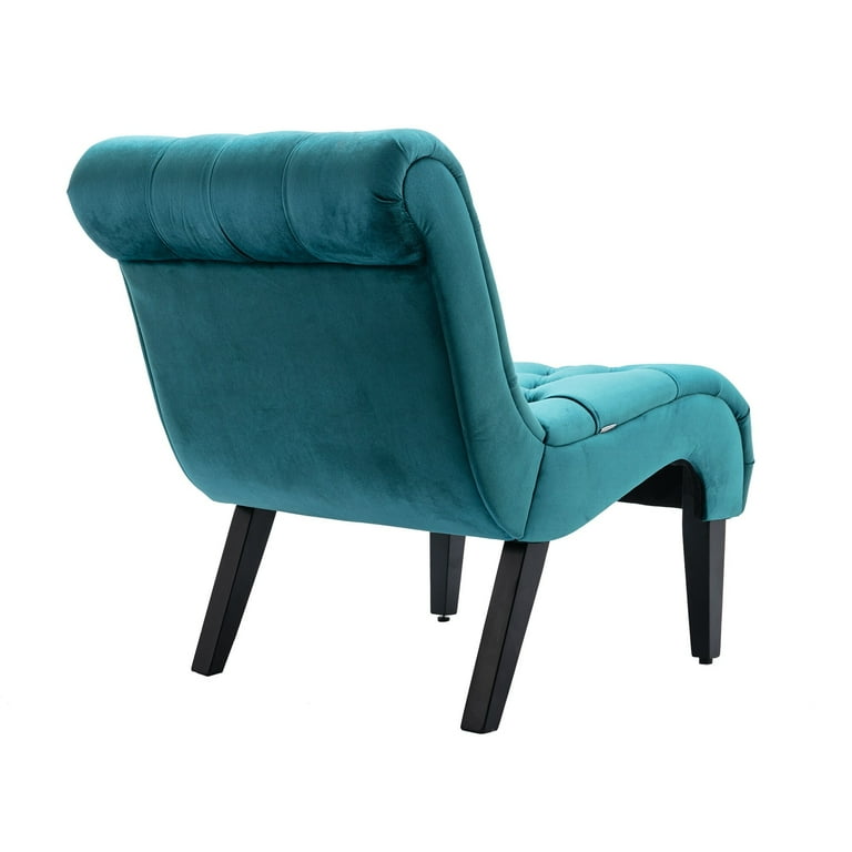 Modern Accent Living Room Chair Teal Walmart