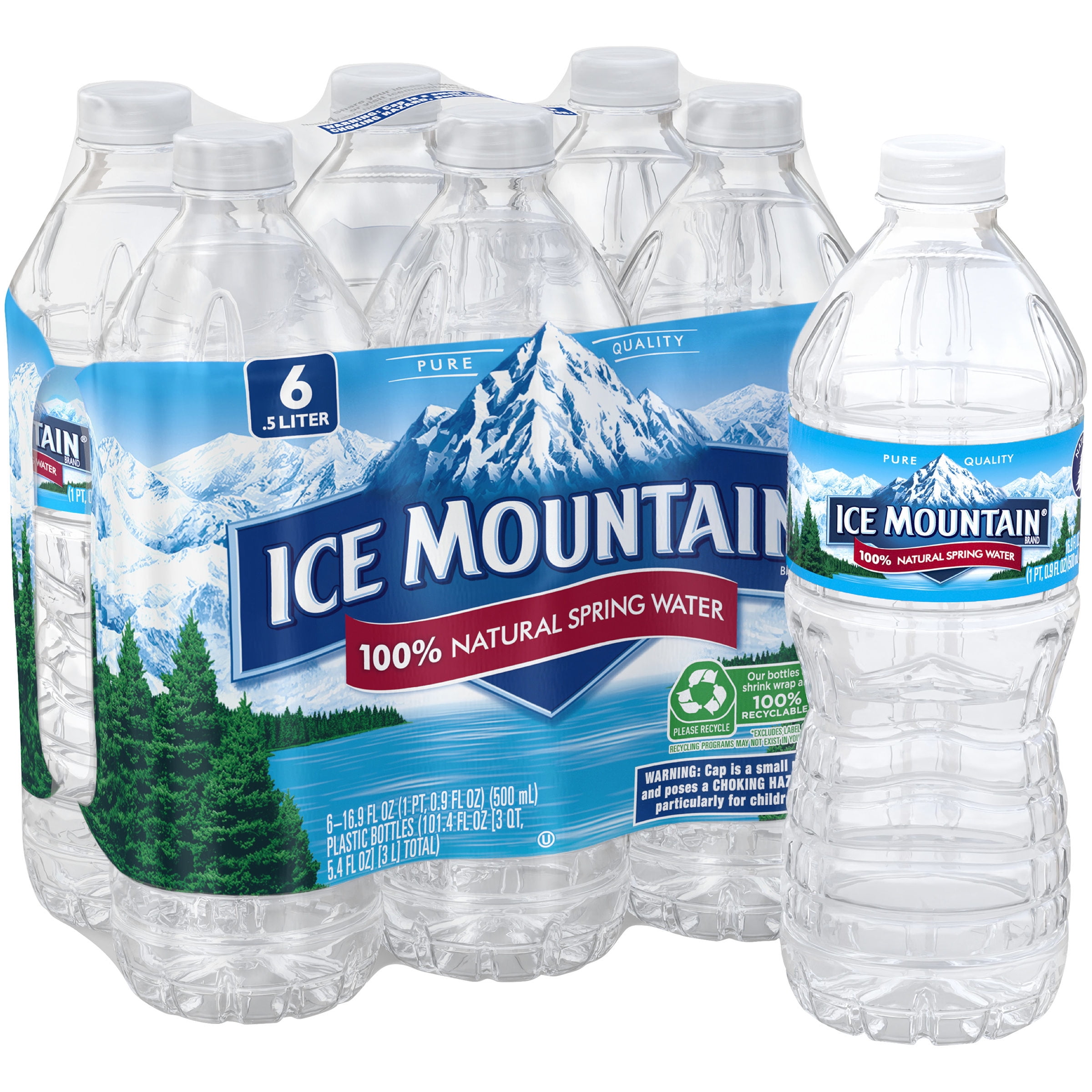 Mountain Water Bottle Logo