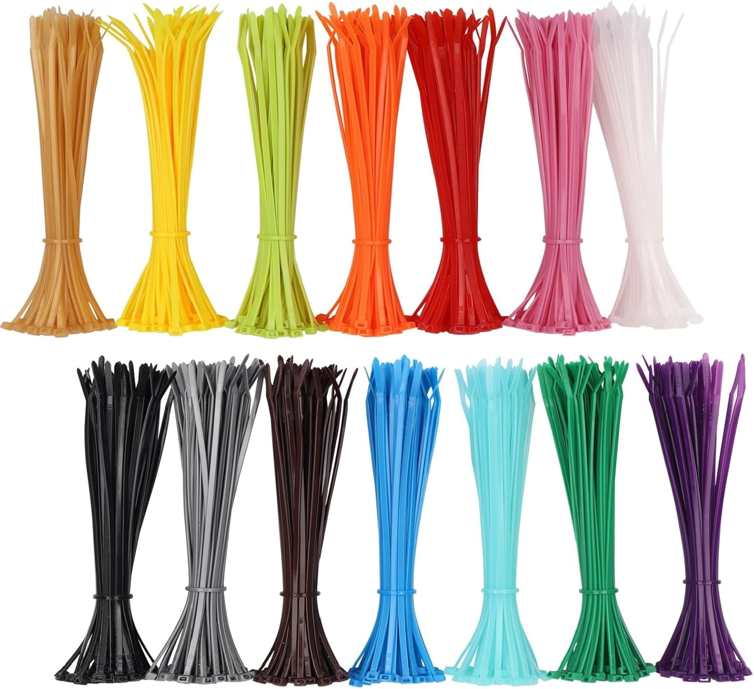 shiyou-700 Pieces Colored Zip Ties 4 Inch Multi-Purpose Self-Locking ...