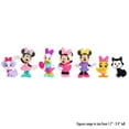 Disney Jr Minnie Mouse 7-Piece Small Character Mini Figure Set, Ages 3 ...