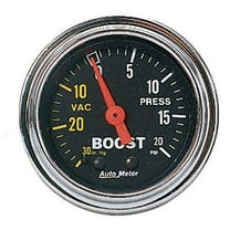AutoMeter 6107 CobaltT Mechanical Boost/Vacuum Gauge - Walmart.com