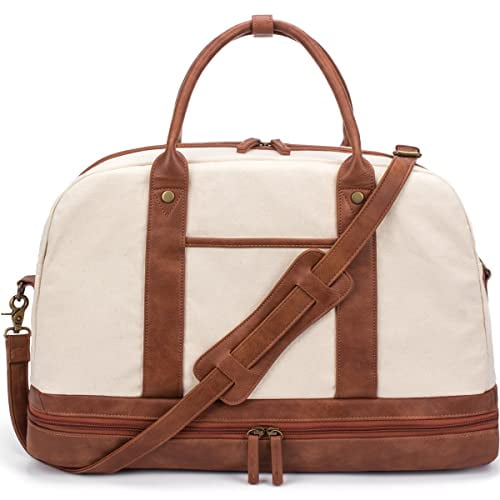 Click here for See Pic Weekender Bag For Women Canvas Overnight B... prices