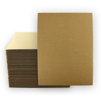 24 Pack Thick Backing Corrugated Cardboard Sheets 12x12, Flat Paper ...