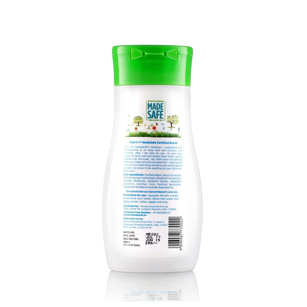 Mamaearth Gentle Cleansing Shampoo for Babies 200 ml Walmart