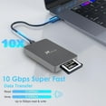 Xcellon CFexpress Type B Card Reader USB 3.2 Gen 2 High-Speed Transfer ...