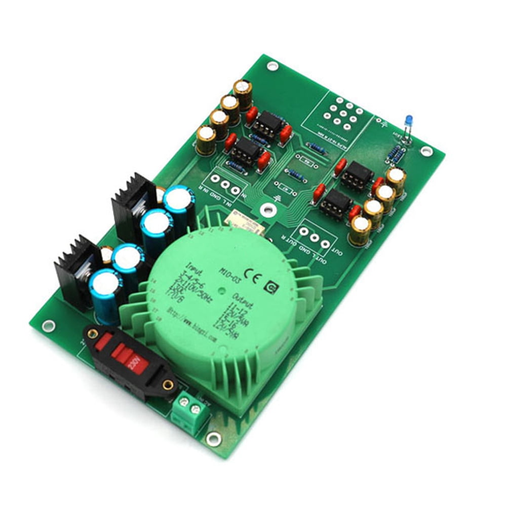 Buy TL081 Op Amp Dual Channel Preamplifier Board Base on Musical ...