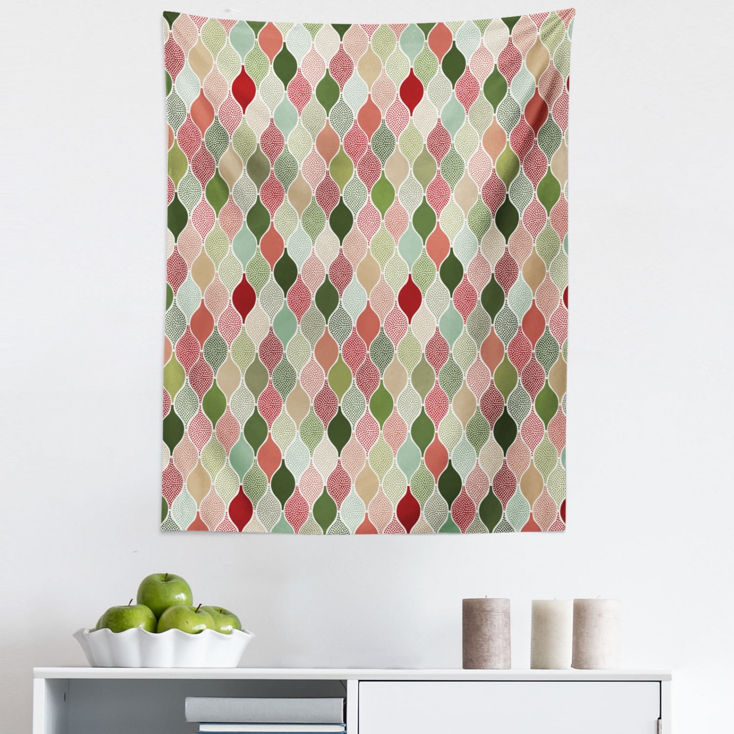 Abstract Tapestry, Middle Eastern Style Traditional Geometric Shapes ...