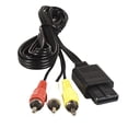 HQRP SNES Composite AV Cable Cord for Nintendo Super NES TV Video Game ...