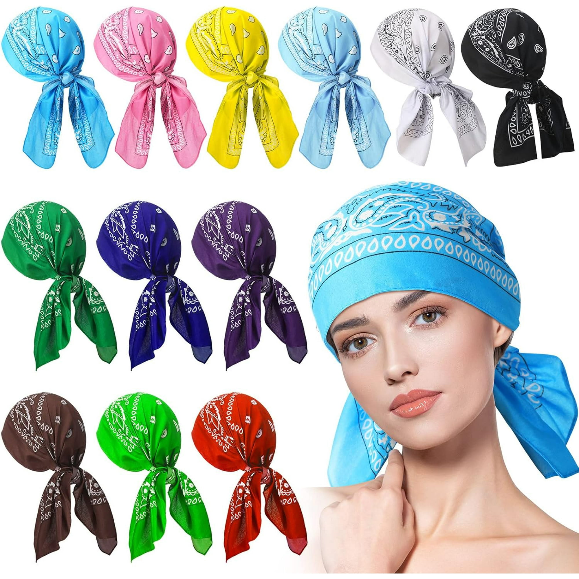 Click here for Hshdldf 12 Pieces Women Chemo Head Scarf Lightweig... prices