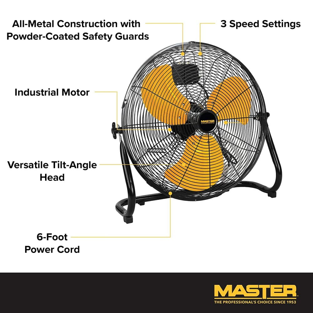 Master 20in High Velocity Direct Drive Floor Fan Nepal | Ubuy