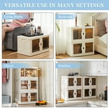 Free Shipping! Gianna Stackable Storage Bins with Lids and Wheels, 19 ...