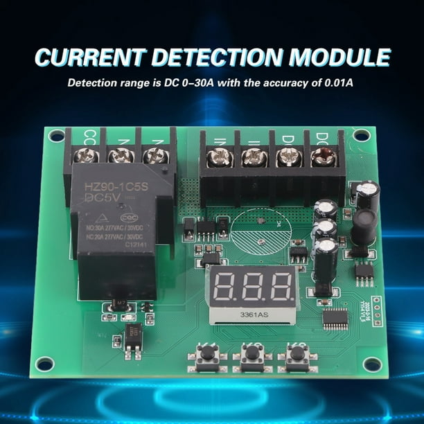 Current Detection Relay Module 7‑30v 0‑30a Dc Current Dc Current Detection Module Current