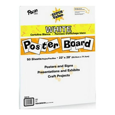 Pacon® Plastic Poster Board, 22" X 28", Clear, 25 Sheets - Walmart.com