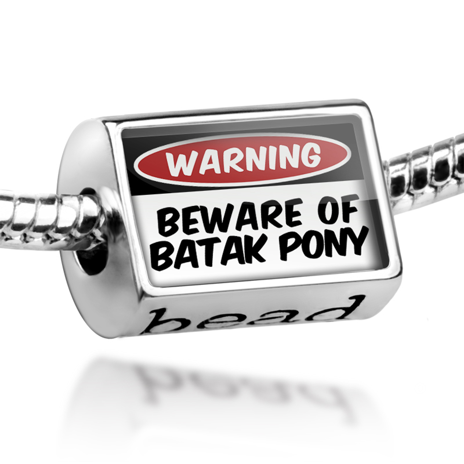Bead Beware of the Batak Pony, Horse Charm Fits All European Bracelets ...