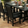 WestinTrends Malibu Classic Polywood Plastic Outdoor Dining Chairs ...