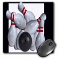 3dRose Bowling Ball and Pins, Mouse Pad, 8 by 8 inches - Walmart.com