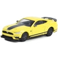 2021 Ford Mustang Mach 1 Grabber Yellow with Black Stripes "Greenlight ...