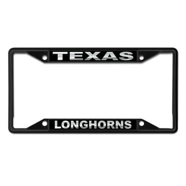NCAA Texas Chrome Laser License Plate Frame - Walmart.com