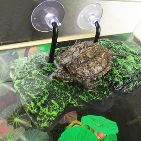 28*12cm Aquarium Tank Floating Turtle Dock Pier Basking Terrace Island ...