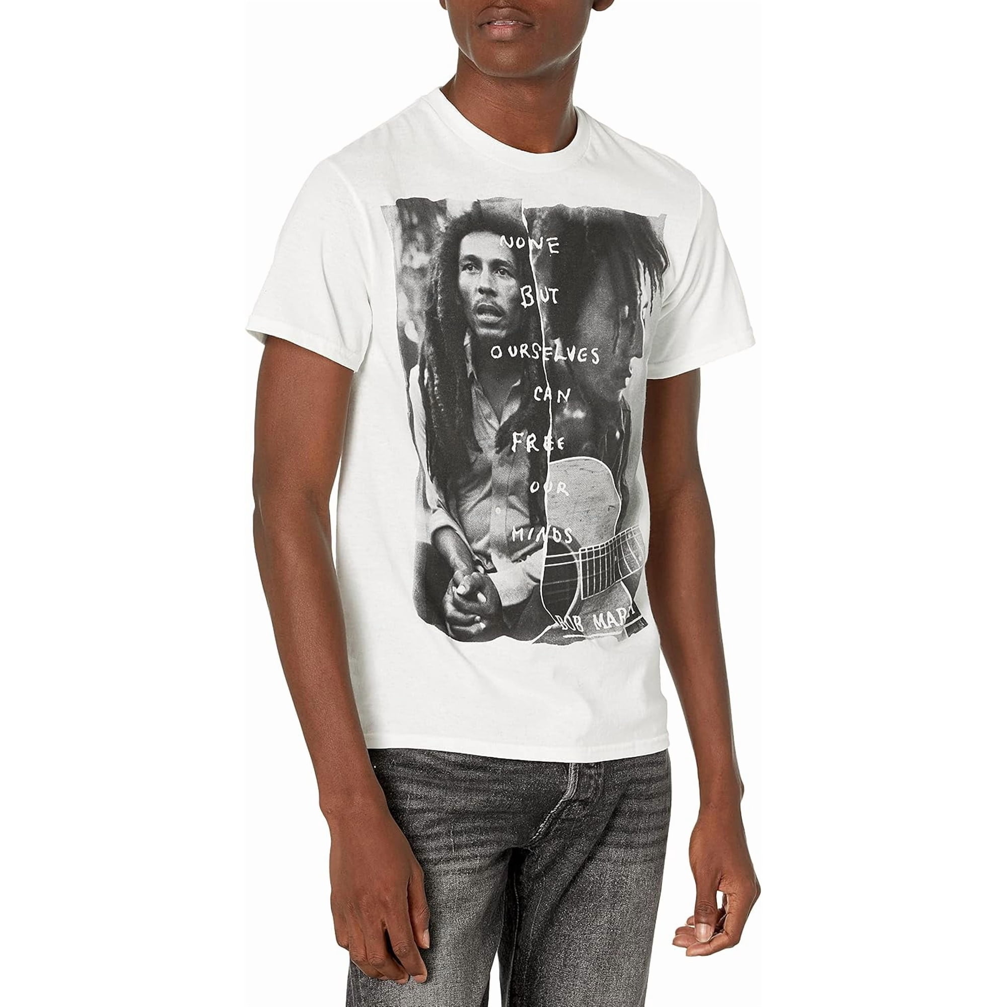 Click here for Hfunnyshirt Bob Marley Mens Free Our Minds T-Shirt... prices