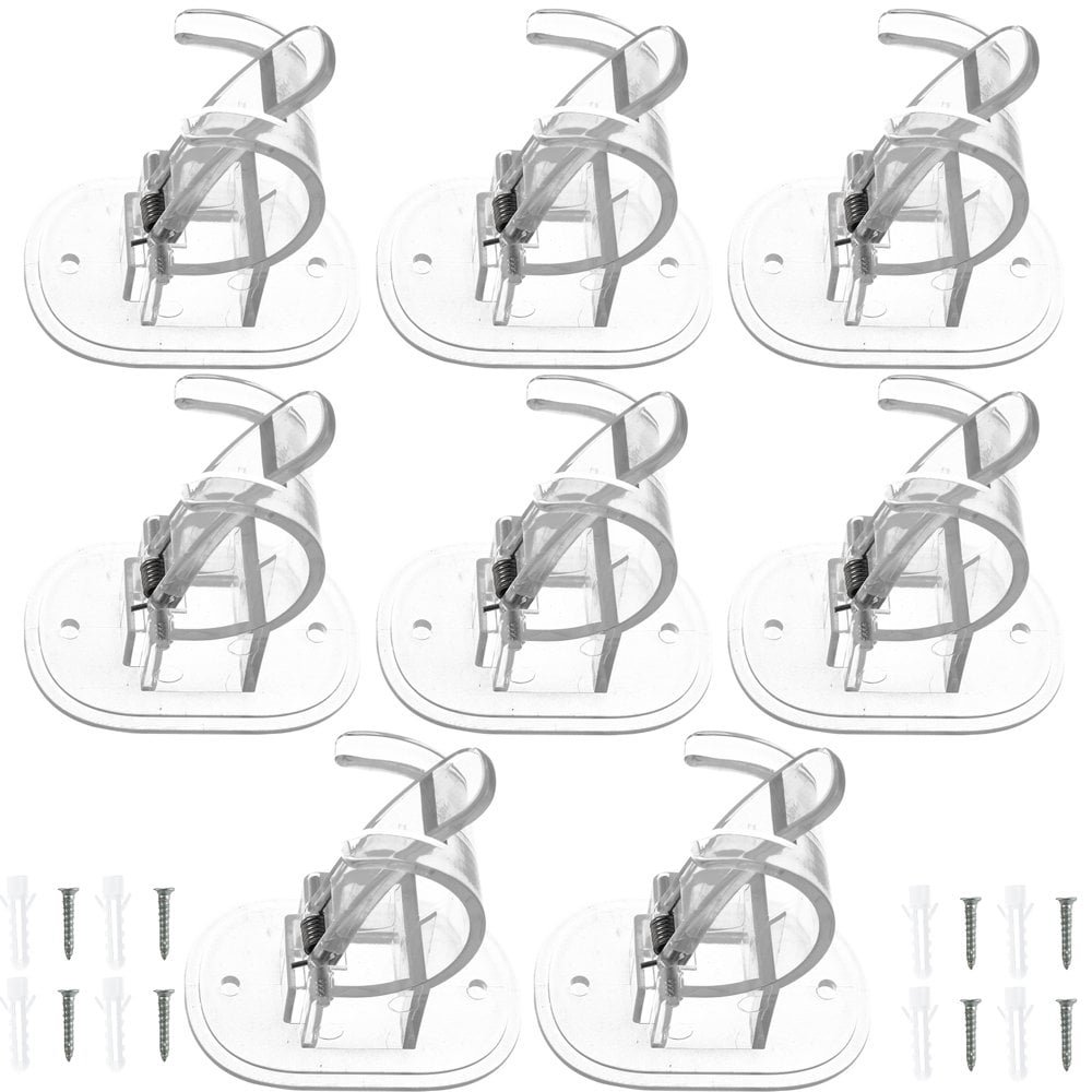 Click here for Generic Curtain Rod Brackets 8 Pcs Curtain Rod Bra... prices