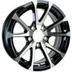 Vision Wheels 426 Cross 14x5x5 Black Rim - 14" Inches - Walmart.com
