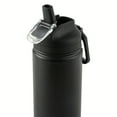 Mainstays 24 oz Stainless Steel Sip Water Bottle, Black - Walmart.com