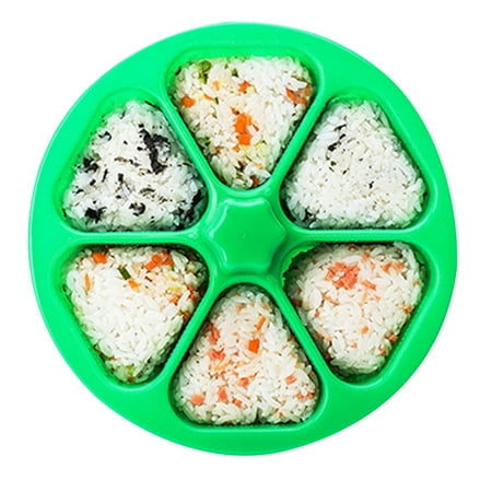 Rice Ball Maker DIY Triangle 6 in 1 Easy Quick Rice Mold Sushi Maker ...