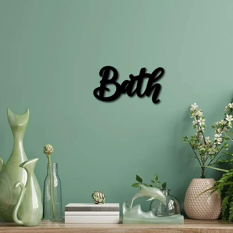 Bathroom Decorating With Letters
