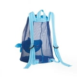 Sunshine Squad Shark Beach Convertible Mesh Backpack - Walmart.com