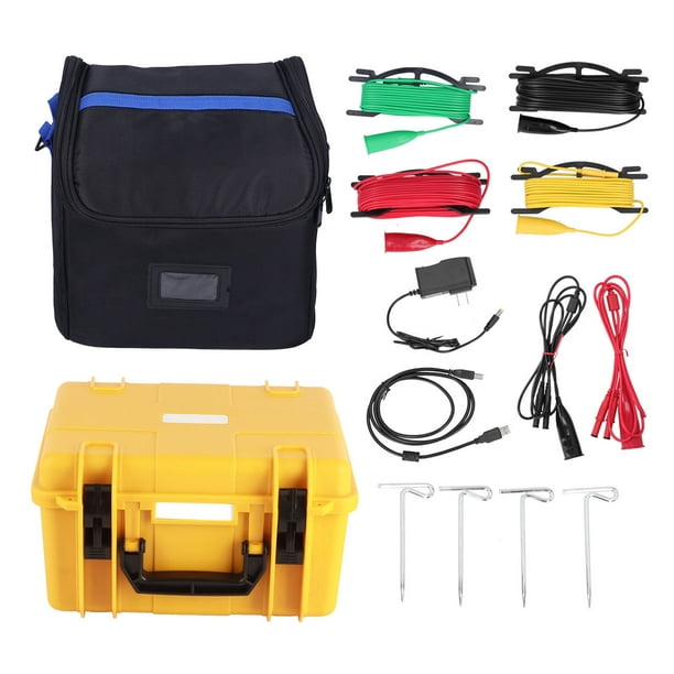 Probador de resistividad del suelo ETCR3100C Medidor digital de resistencia de puesta a tierra ...