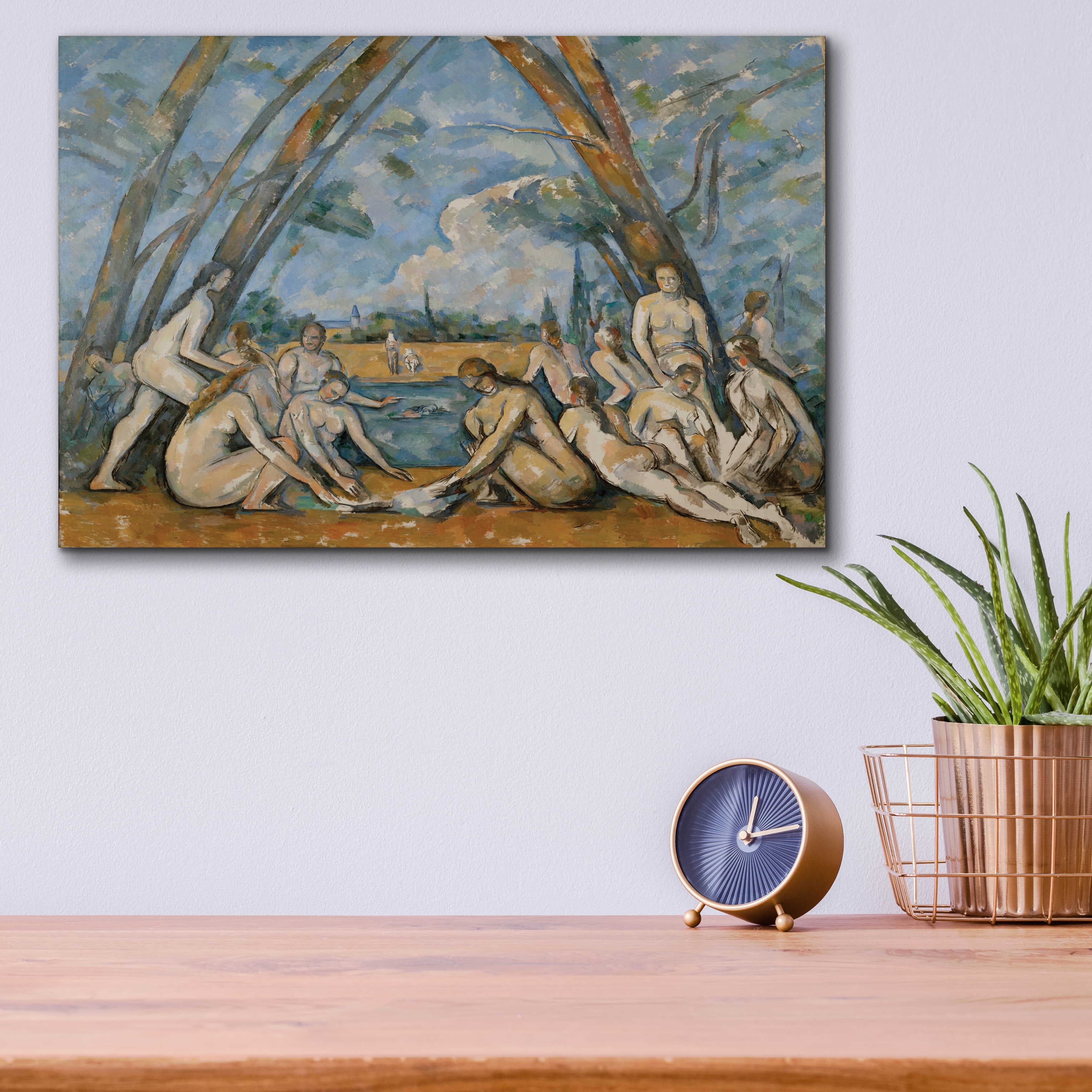 The Large Bathers By Paul Cezanne