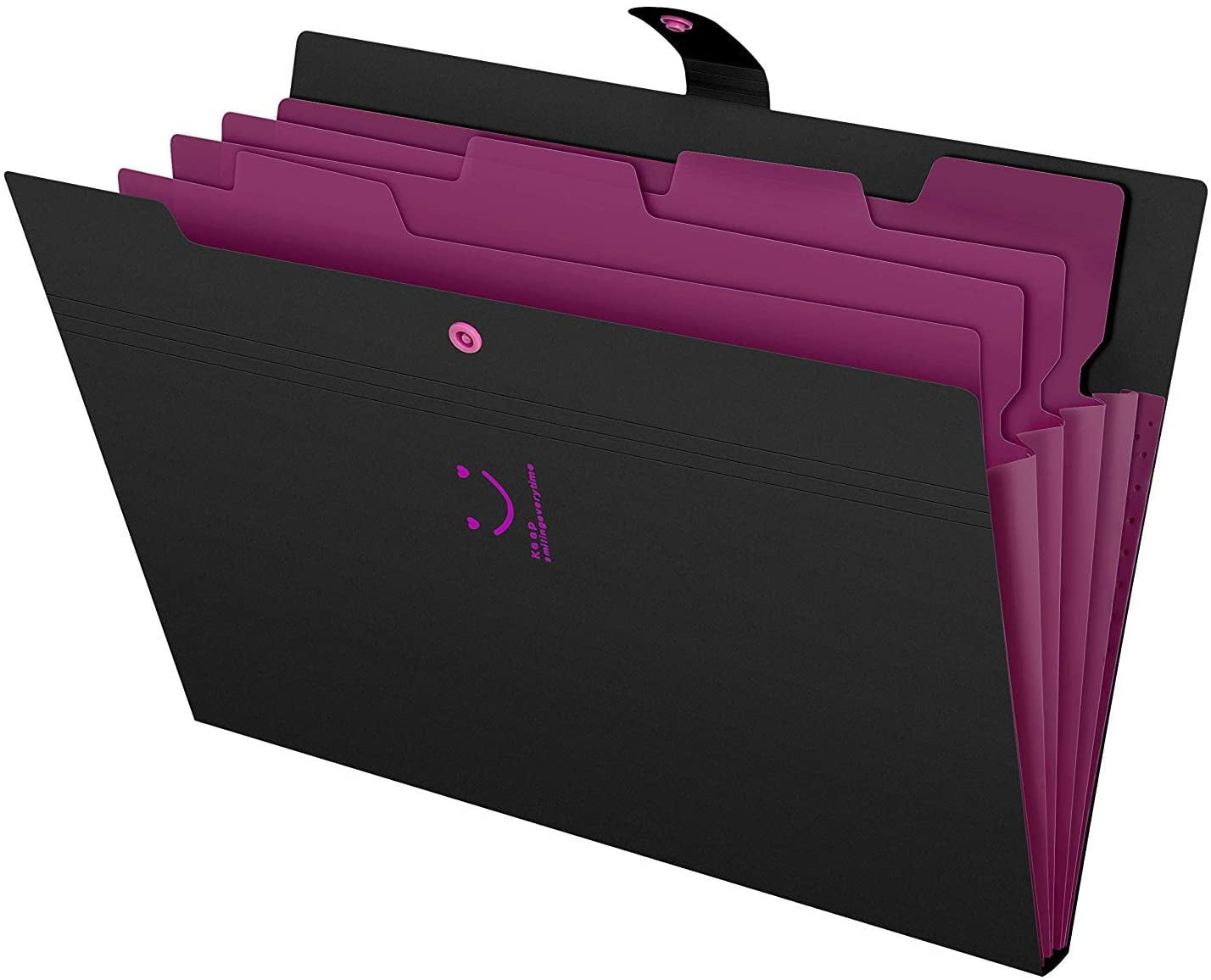 Plastic Expanding File Folder 7 Pocket A4 Letter Size Accordion Folder ...