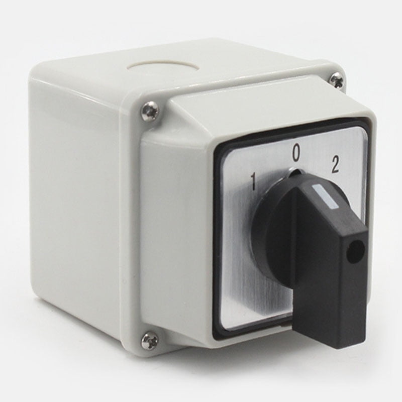 SENRISE 3 Position Rotary Changeover Switch with IP65 Enclosed Current ...