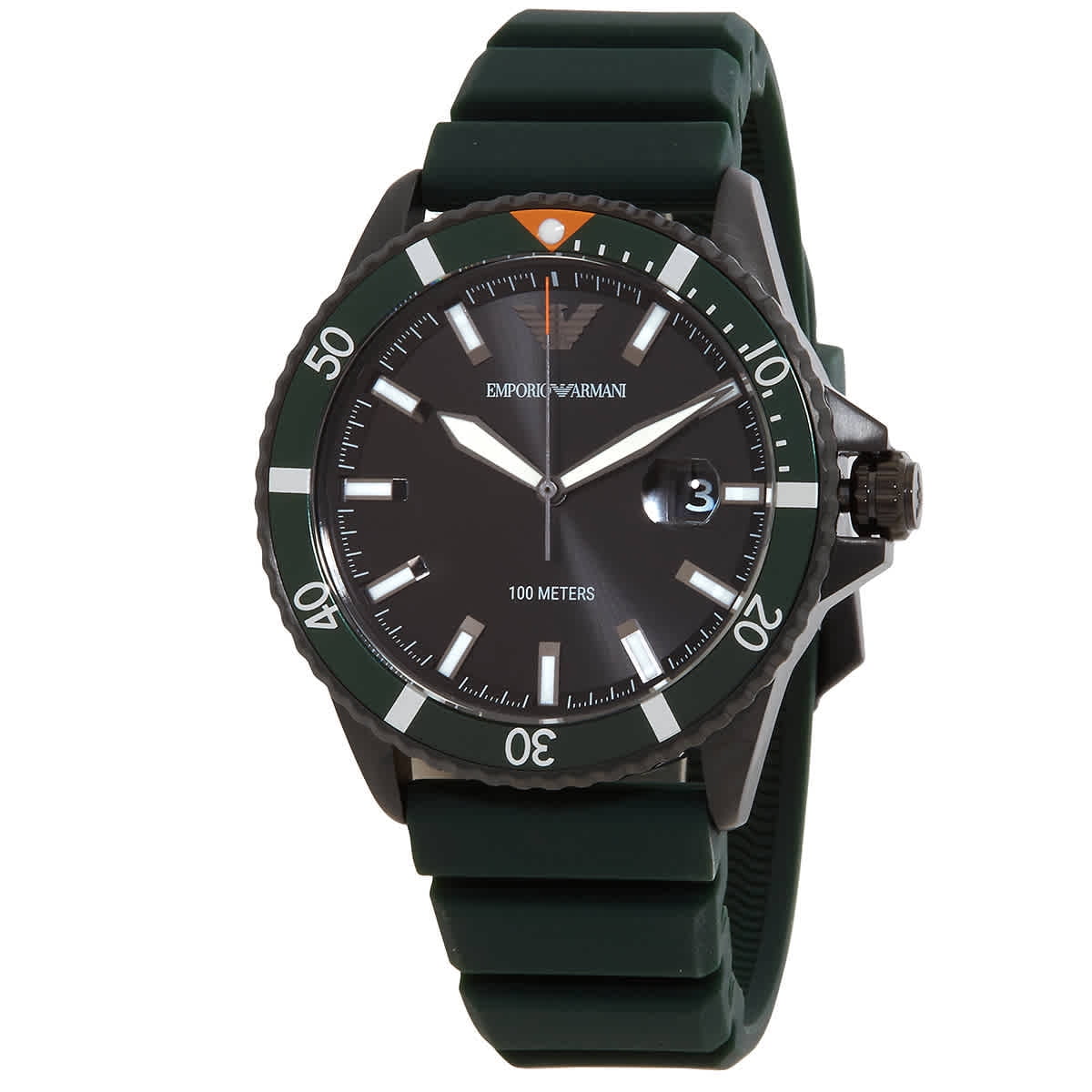 Emporio Armani Three-Hand Quartz Black Dial Men's Watch AR11464 ...