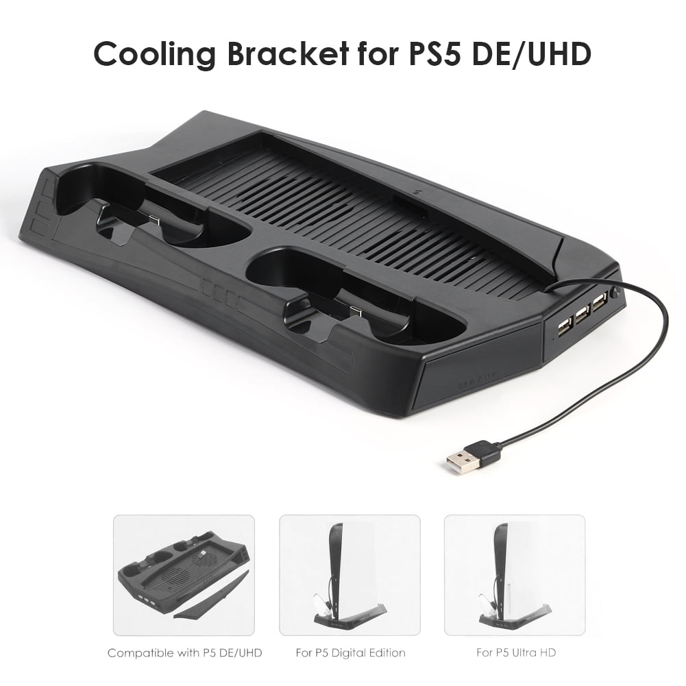 Kuymtek Para el cargador del controlador del soporte de refrigeración vertical PS5 para ...