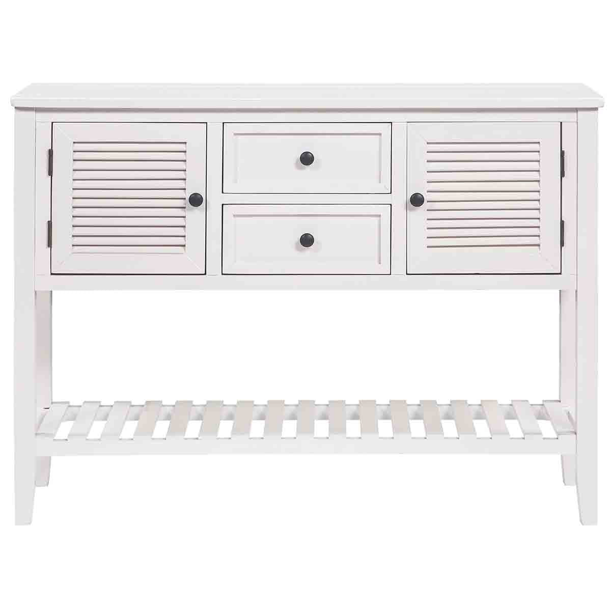Buy KAWELL Retro Console Table Sideboard with Shutter doors, Two ...