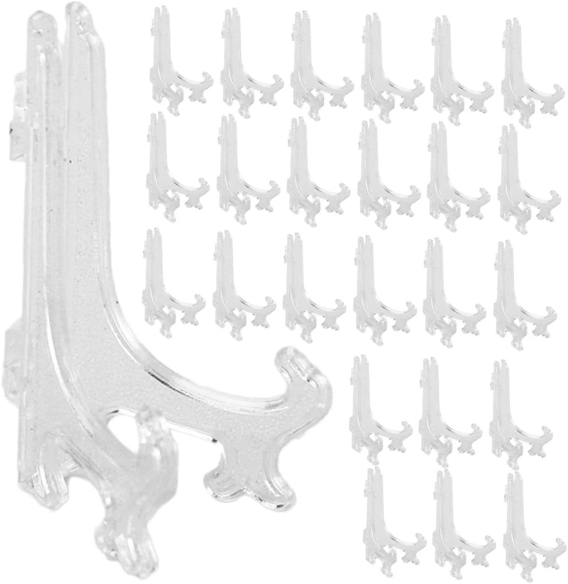 25pcs Party Round Pictures Household Wedding Display Plastic Stand ...