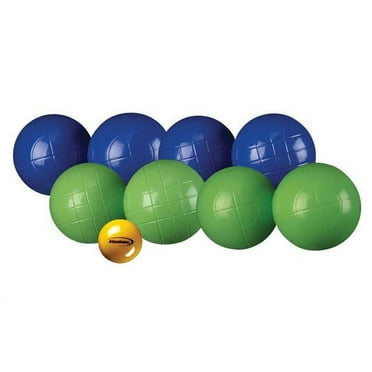 Franklin Sports 100mm Bocce Ball Set — 8 Wooden Bocce Balls and 1 ...