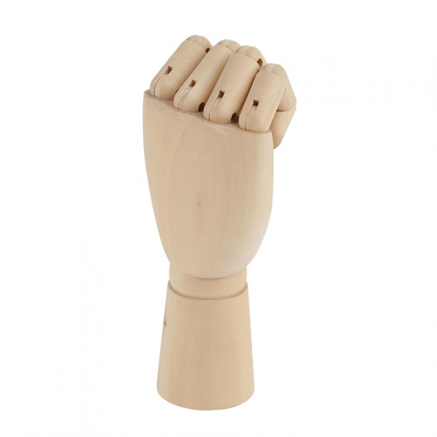 Wooden Hand Model For Artists, Flexible Fingers, Articulated Joints ...