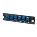 Panduit Opticom Fiber Adapter Panels - Patch Panel - Blue - 8 Ports ...