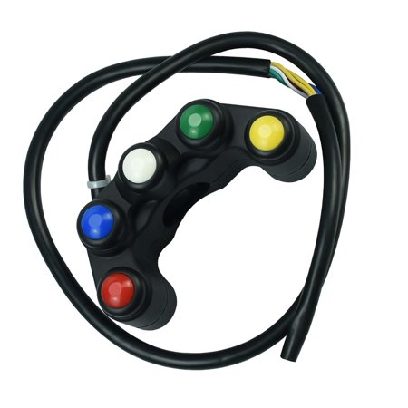 Switch Headlight ON/OFF Adjustable Handlebar Controller Five-position ...